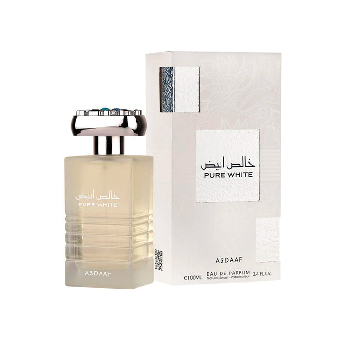 Asdaaf Pure White Men EDP 100 ML (H) — Elite Perfumes