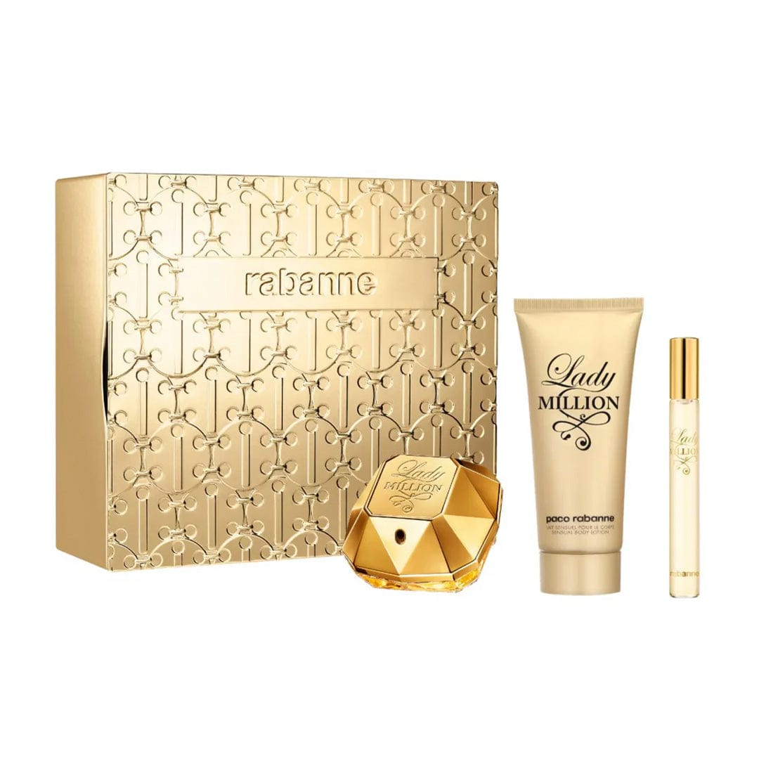 Paco Rabanne Lady Million Set 80ML + 100ML +10ML – Elite Perfumes