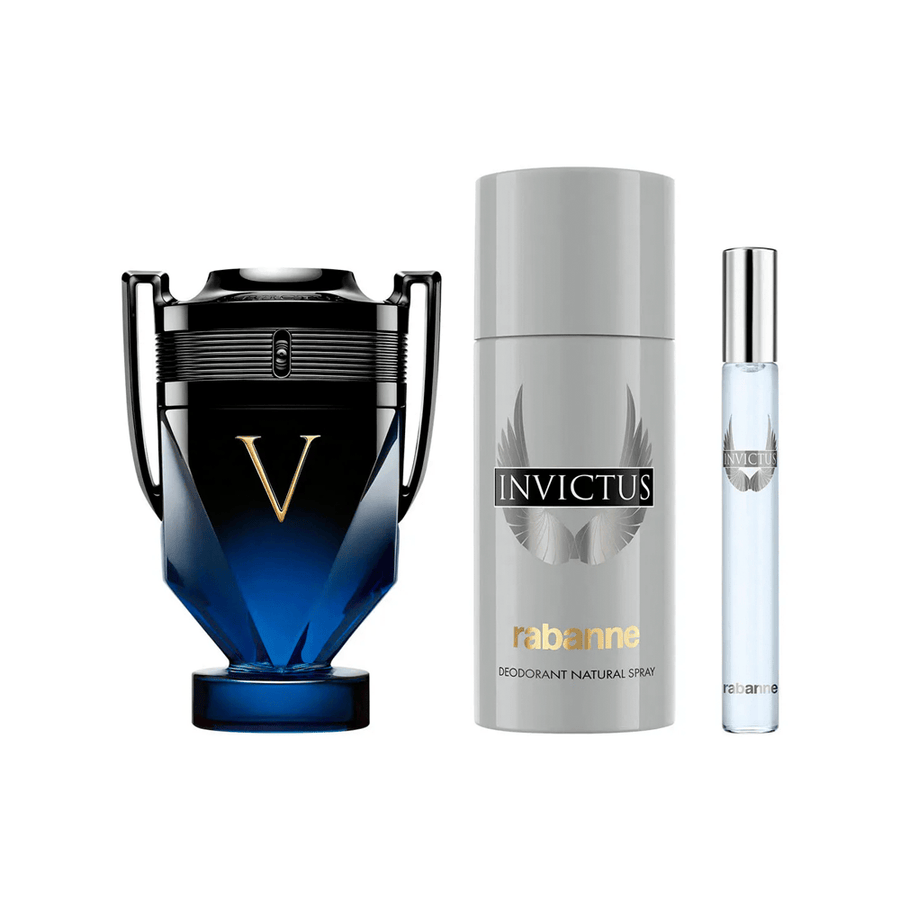Paco Rabanne Set Invictus Elixir 100 Ml +Deo 150 Ml + 10 Ml (H) ed. 20 ...