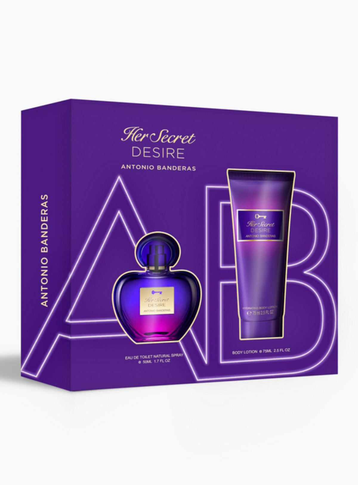 Antonio Banderas Her Secret Desire Set EDT 50 ML + Crema 75 ML (M ...